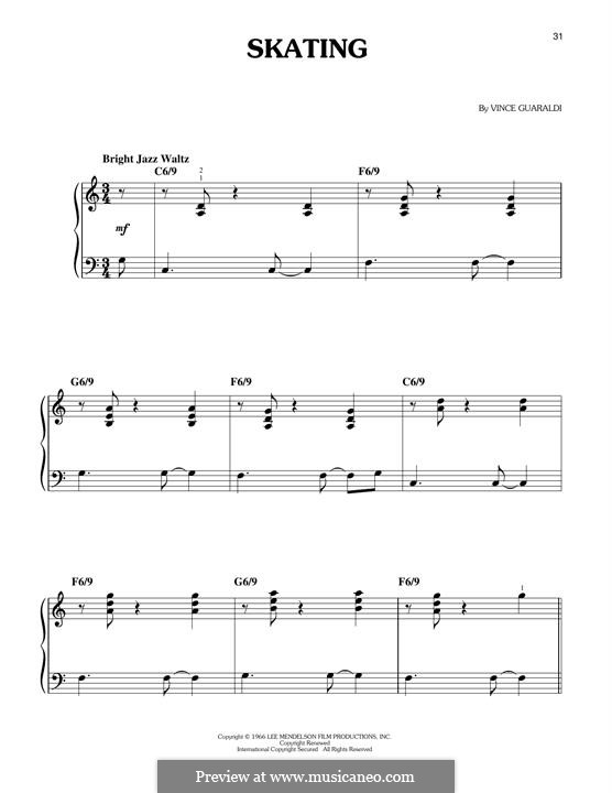 Skating (from A Charlie Brown Christmas) by V. Guaraldi on MusicaNeo