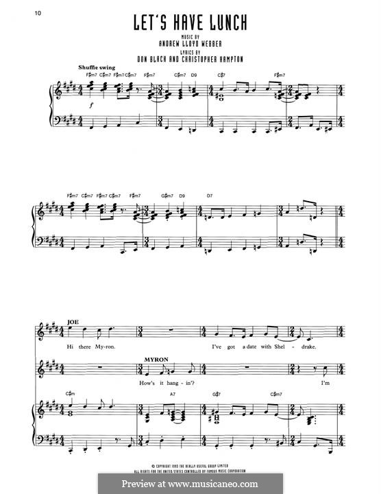 Let's Have Lunch (Sunset Boulevard) by A.L. Webber on MusicaNeo