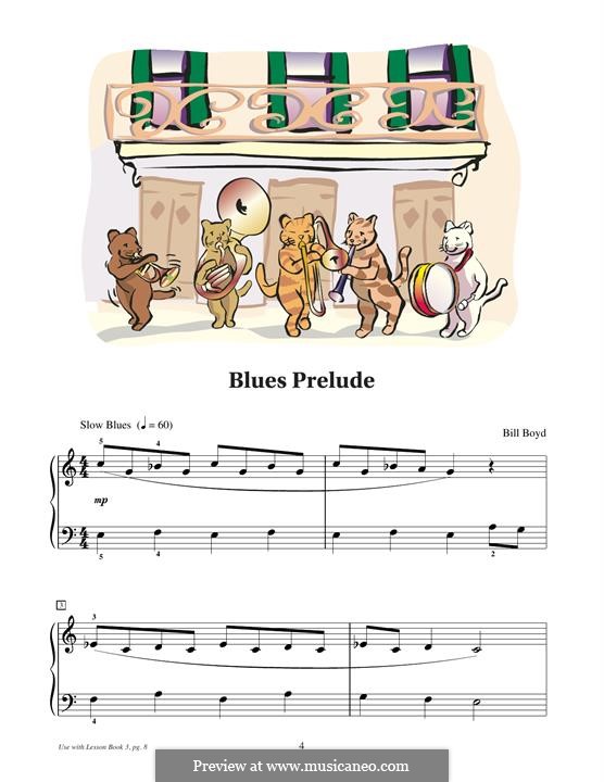 Blues Prelude by B. Boyd - sheet music on MusicaNeo