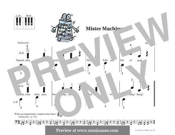 Mister Machine by B. Boyd - sheet music on MusicaNeo