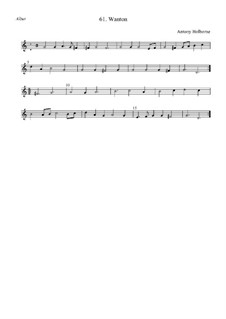 Wanton by A. Holborne - free download on MusicaNeo