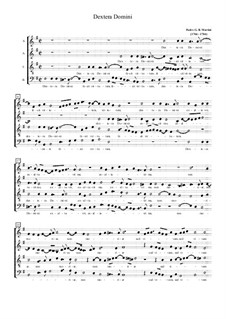 Dextera Domini by G.B. Martini - sheet music on MusicaNeo