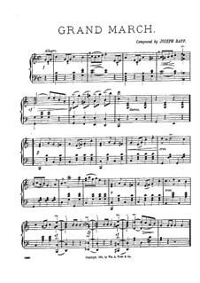 Grand March by J.K. Raff - sheet music on MusicaNeo