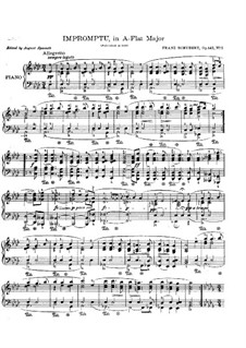 Four Impromptus for Piano, D.935 Op.142 by F. Schubert on MusicaNeo