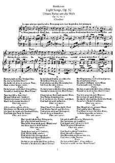 Eight Songs, Op.52 by L.v. Beethoven - sheet music on MusicaNeo