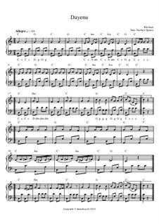 Dayenu by folklore - sheet music on MusicaNeo