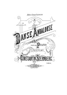 Danse andalouse, Op.24 by C. Sternberg - sheet music on MusicaNeo