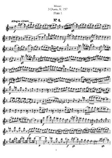 Duets for Two Flutes by W.A. Mozart - sheet music on MusicaNeo