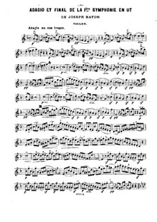 Symphony No.97 in C Major, Hob.I/97 by J. Haydn - sheet music on MusicaNeo