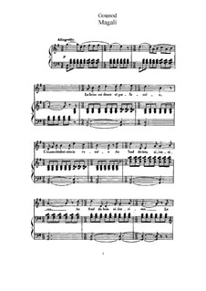Eight Songs by C. Gounod - sheet music on MusicaNeo