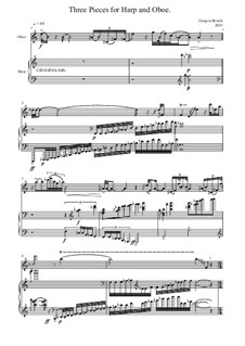 Three Tales for Oboe and Harp, Op.71 by G. Brinch on MusicaNeo