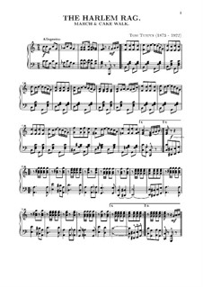 Harlem Rag by T. Turpin - sheet music on MusicaNeo