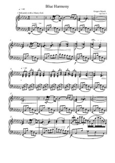Blue Harmony, Op.7 by G. Brinch - sheet music on MusicaNeo