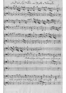 Armida, al Campo d'Egitto. Aria 'Ch'alla Colpa fa' traggitto', RV 699 ...