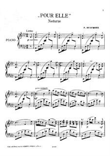 Pour elle by S. Smith - sheet music on MusicaNeo