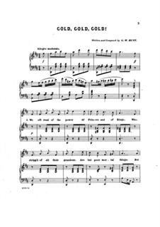 Gold, Gold, Gold by G.W. Hunt - free download on MusicaNeo