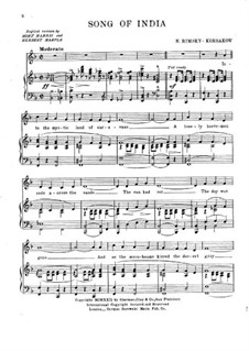 Sadko. Opera by N. Rimsky-Korsakov - sheet music on MusicaNeo