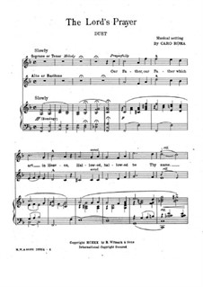 The Lord's Prayer by C. Roma - free download on MusicaNeo