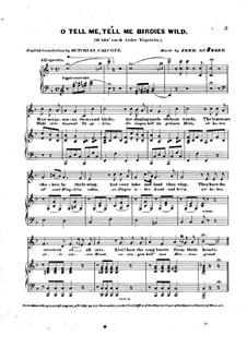 Pretty Birds by F. Gumbert - free download on MusicaNeo