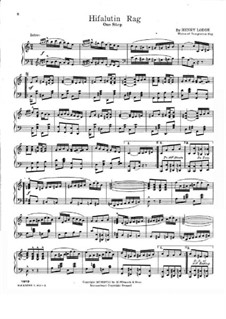 Hifalutin Rag by H. Lodge - free download on MusicaNeo