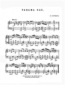 Panama Rag by C. Seymour - sheet music on MusicaNeo