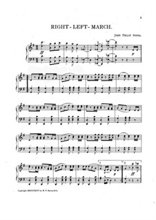 Right-Left-March by J.P. Sousa - sheet music on MusicaNeo