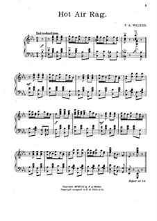 Hot Air Rag by F.A. Walker - free download on MusicaNeo