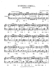 Evening Stroll by S. Clark - sheet music on MusicaNeo