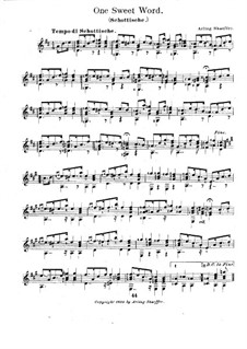 One Sweet World by A. Shaeffer - sheet music on MusicaNeo