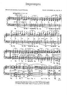 Four Impromptus for Piano, D.935 Op.142 by F. Schubert on MusicaNeo