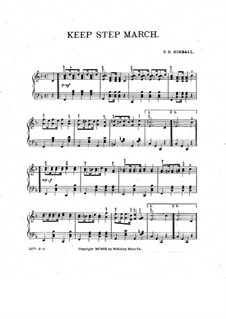 Keep Step March by F.R. Kimball - sheet music on MusicaNeo