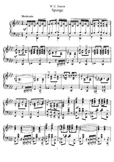 Sponge by W.C. Simon - sheet music on MusicaNeo