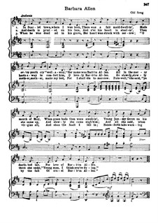 Barbara Allen by folklore - free download on MusicaNeo