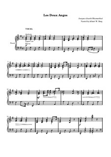 Les deux anges by J. Blumenthal - sheet music on MusicaNeo
