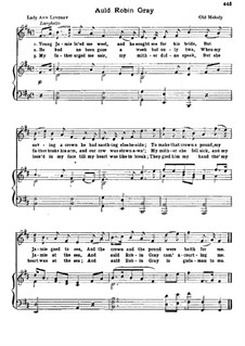 Auld Robin Gray by Unknown (works before 1850) - free download on MusicaNeo