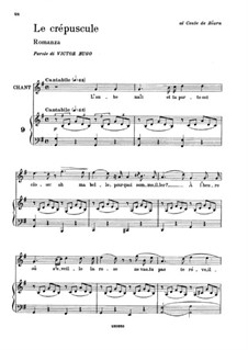Le crepuscule by G. Donizetti - sheet music on MusicaNeo