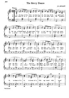 The Kerry Dance by J.L. Molloy - sheet music on MusicaNeo