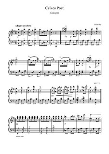 Csikós Post by H. Necke - sheet music on MusicaNeo
