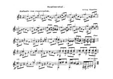 Sentimental by A. Shaeffer - sheet music on MusicaNeo