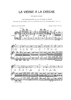 La Vierge à la Crèche by A. Contant - sheet music on MusicaNeo
