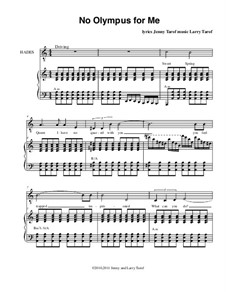 Olympus the Musical by J. Tarof, L. Tarof - sheet music on MusicaNeo