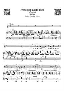Ideale by F.P. Tosti - sheet music on MusicaNeo