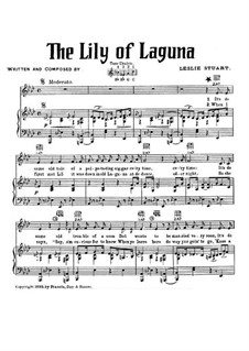 The Lily of Laguna for Voice and Piano with Ukulele Accompaniment by L ...