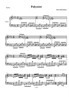 Polyester by B. McCluskey - sheet music on MusicaNeo