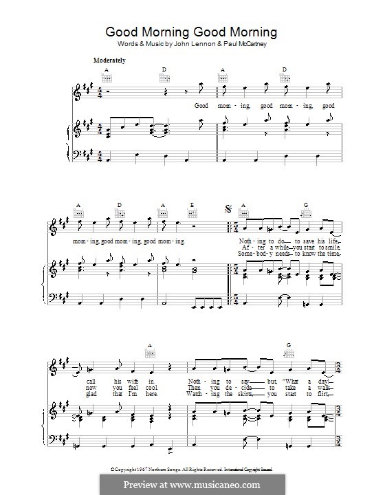 Good Morning Beautiful Guitar Chords Happy Day Sheet Music For Guitar