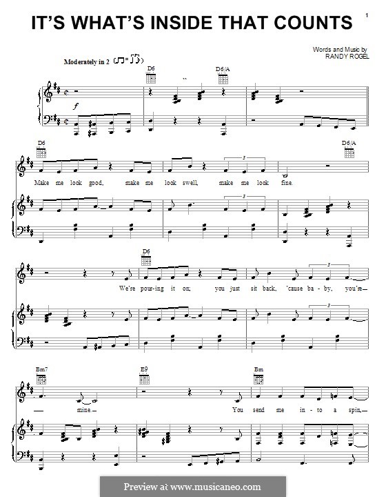 It's What's Inside That Counts by R. Rogel - sheet music on MusicaNeo