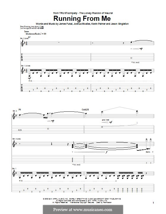 Running from Me (TRUSTcompany) by J. Fukai, J. Moates, K. Palmer on ...