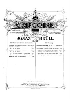 Overture to the Opera 'Gringoire', Op.66 by I. Brüll on MusicaNeo