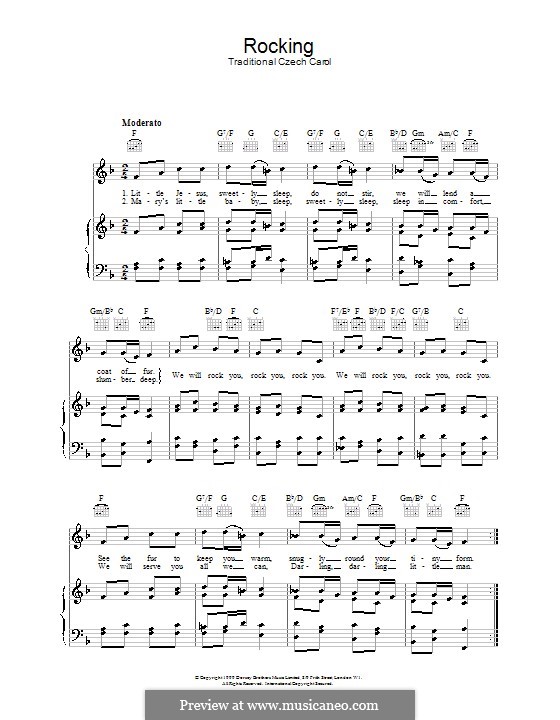 Rocking by folklore - sheet music on MusicaNeo