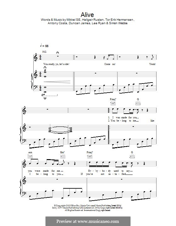 Alive (Blue) by A. Costa, D. James, H. Rustan, L. Ryan, M.S. Eriksen, S ...